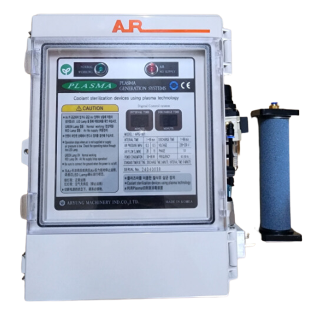 Plasma coolant sterilization devices APG-001
